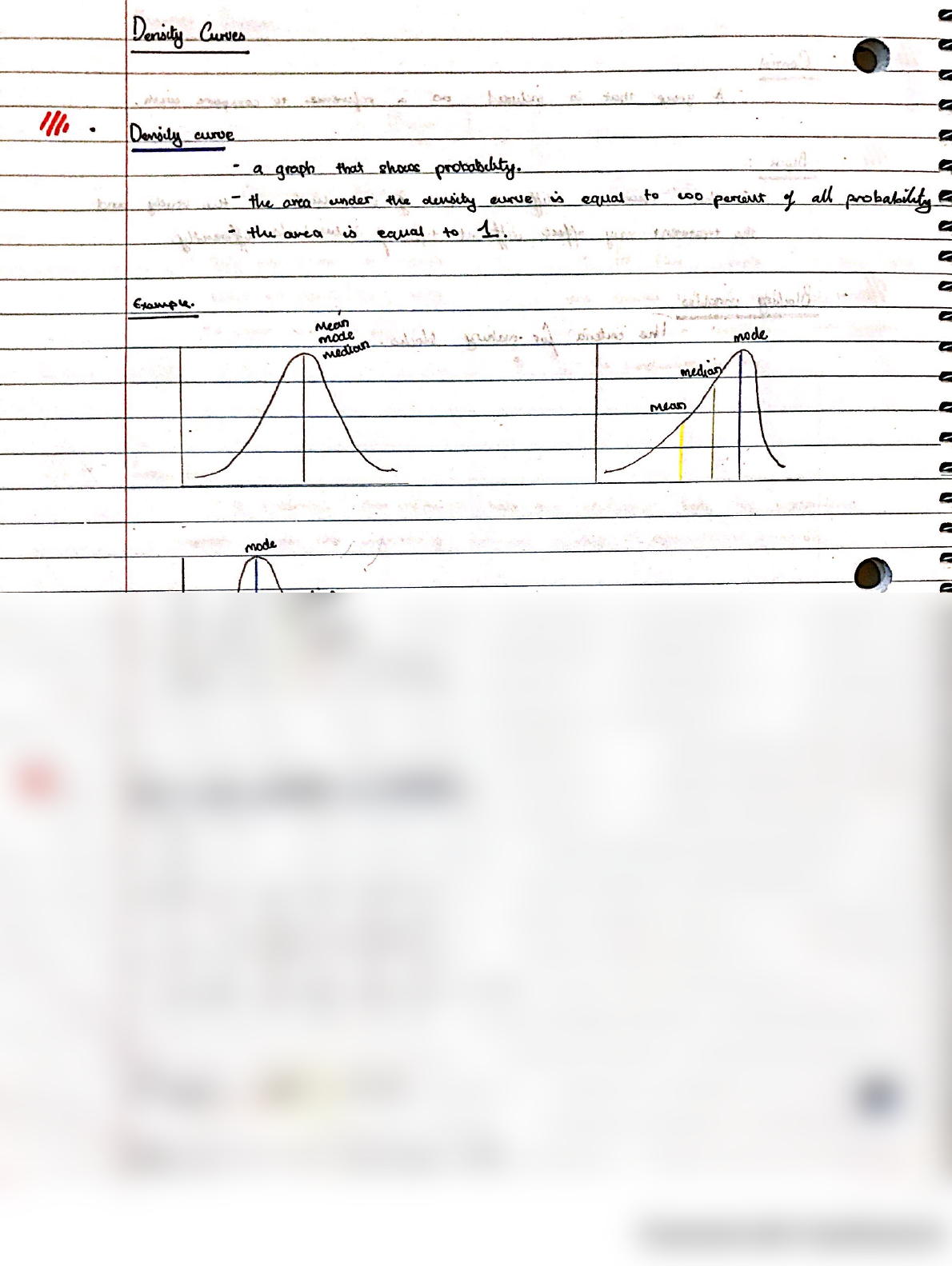 STAT 1000 Lecture 8: Stats 1000 Density Curves - OneClass