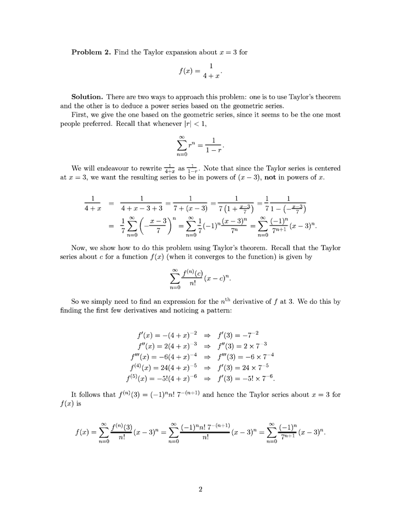 MATH 262 Study Guide - Fall 2018, Midterm - Royal Institute Of Technology