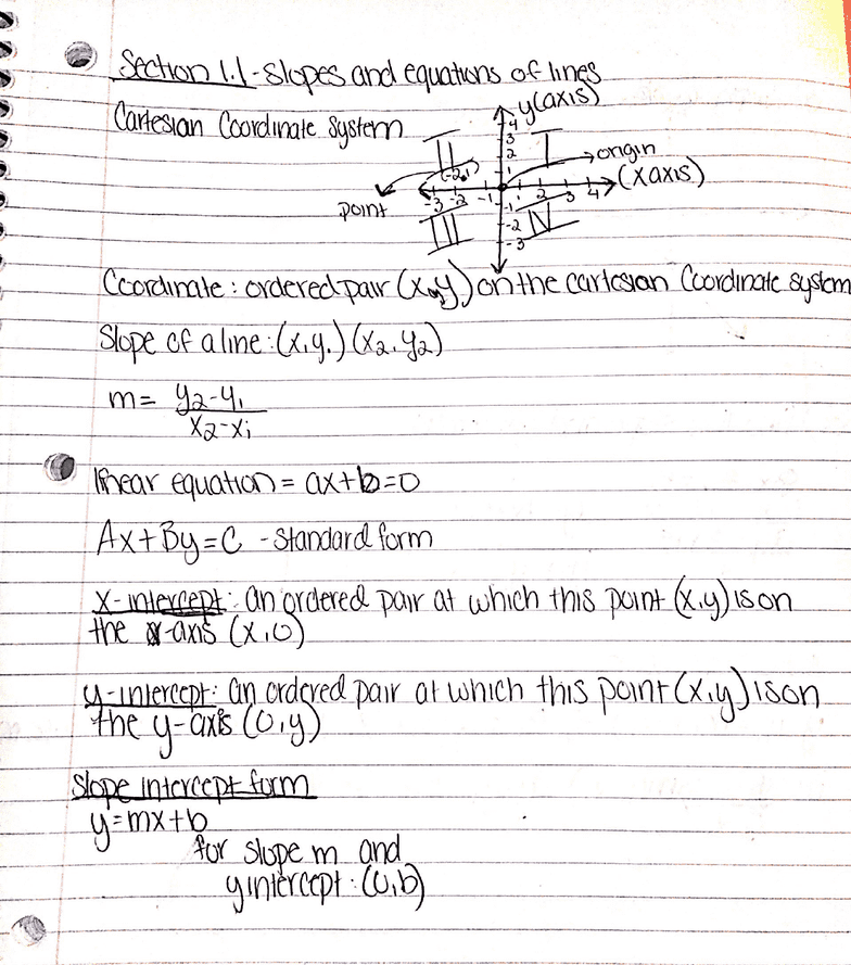 MATH 161 Lecture 8: section 1.1 - OneClass
