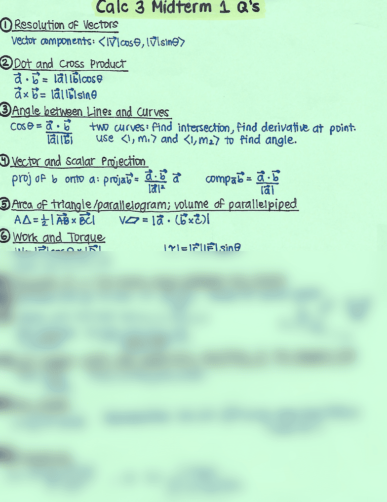 MATH 224 Midterm: Midterm 1 Study Guide - OneClass