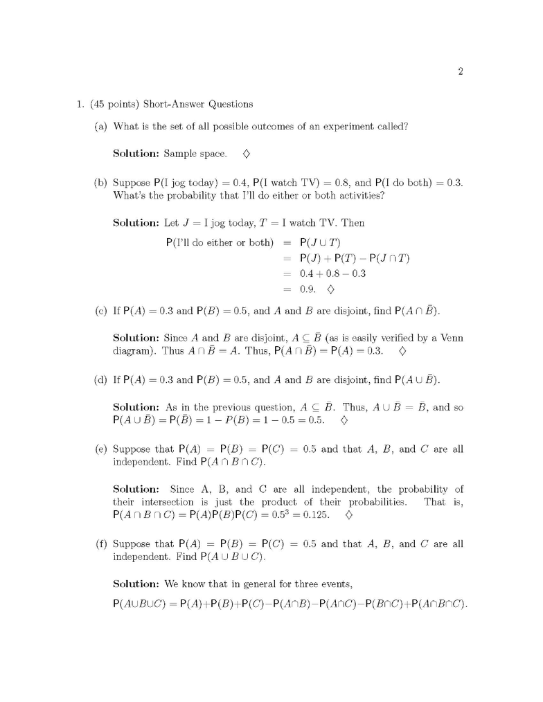 ISYE 3770 Midterm: Exam 1 - OneClass