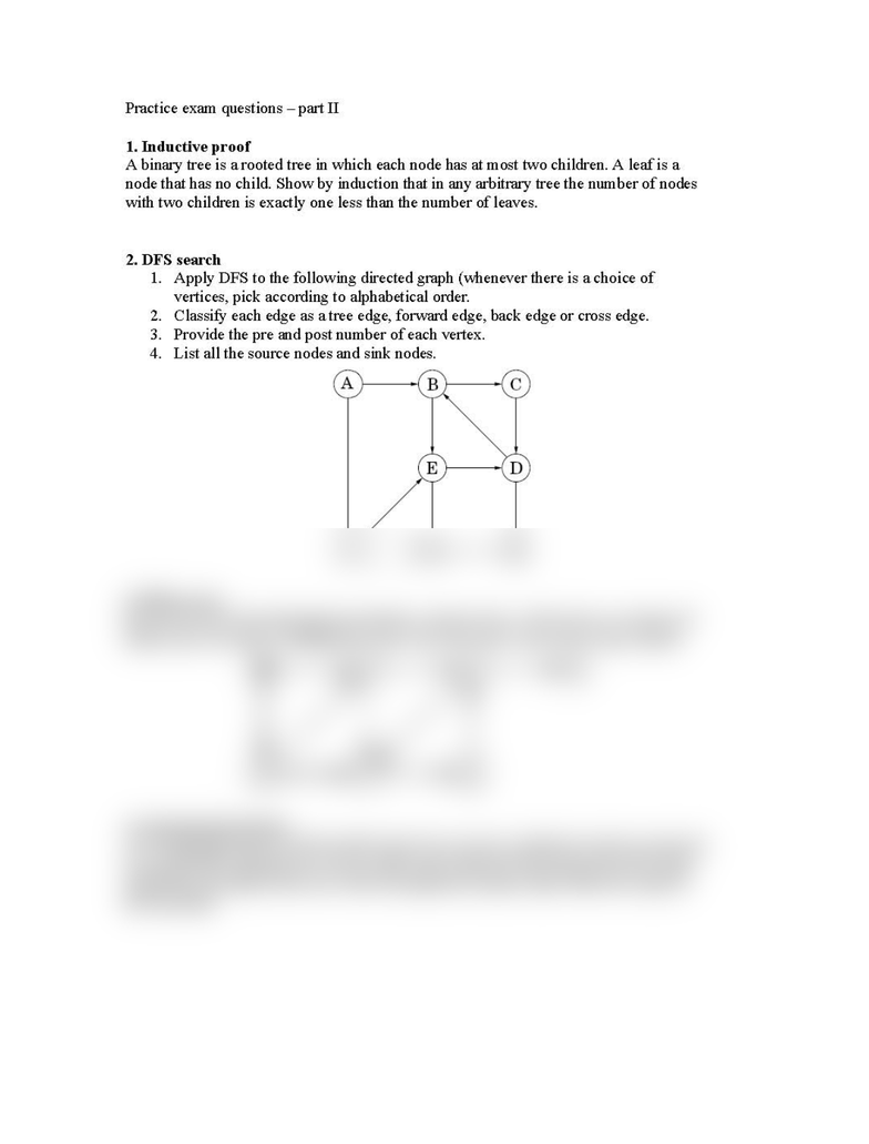 Cs 325 Final Final Exam Oneclass