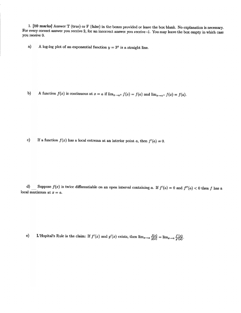MATH 154 Final: MATH154 Final Exam 2010 Spring - OneClass