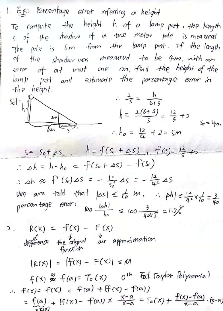 MATH 104 Lecture 23: - OneClass