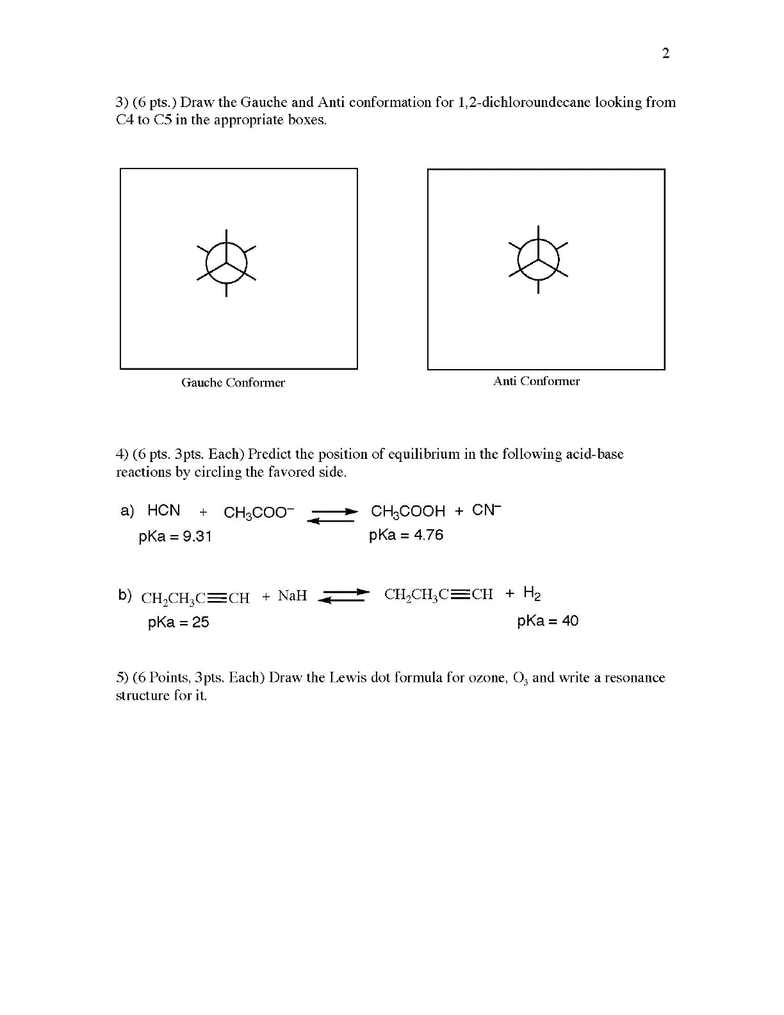 CEM 251 Midterm: CEM 251 Exam 1 - OneClass